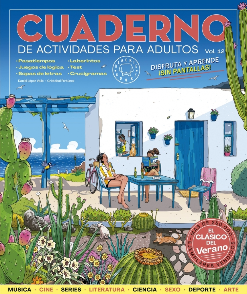 Cuaderno de actividades de verano adultos vol 12 - El Astillero de Granada